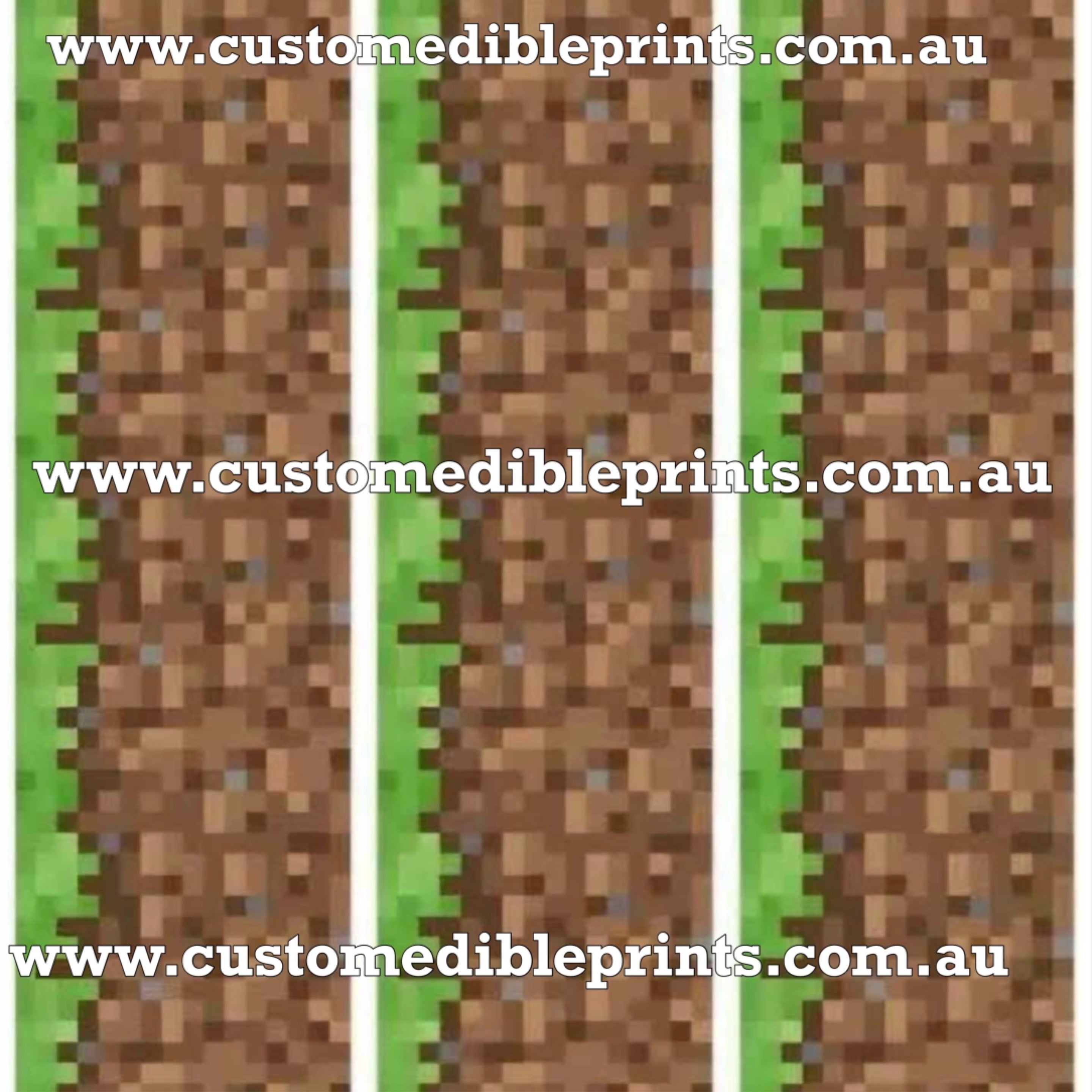 Minecraft Cake Wrap | CUSTOM EDIBLE PRINTS