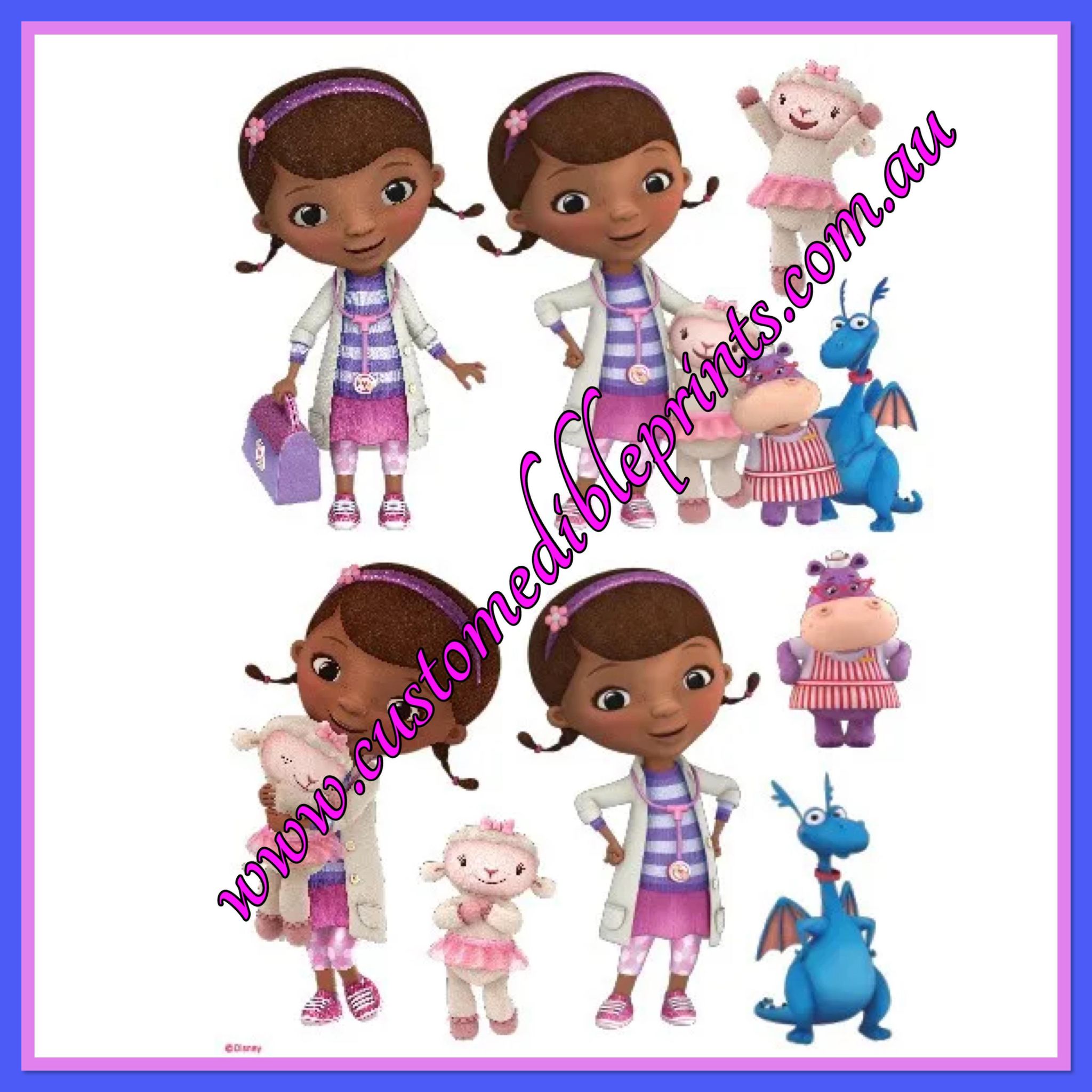 DOC MCSTUFFINS - CHARACTER SHEET A4 EDIBLE IMAGE | CUSTOM EDIBLE PRINTS
